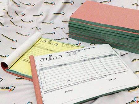 Jasa Cetak Nota di Cimahi Bahan NCR Lengkap Terpercaya